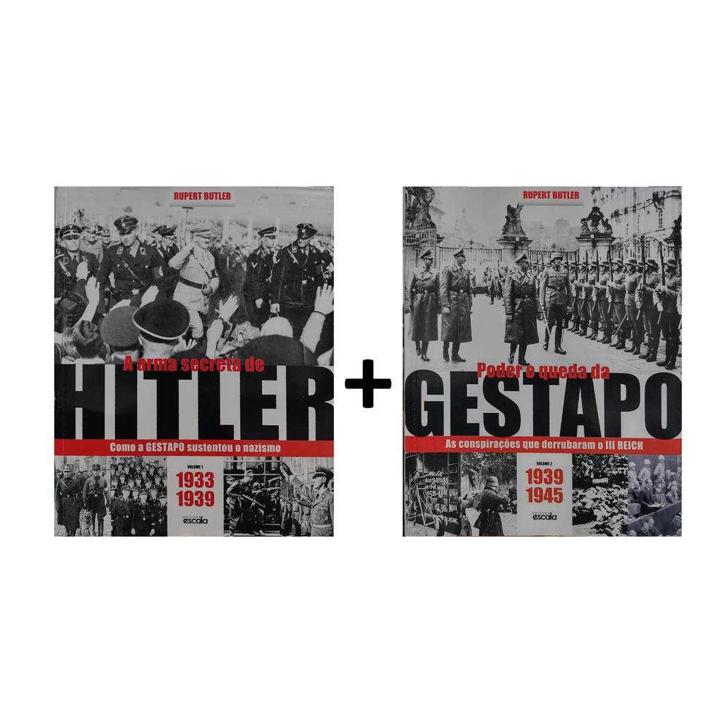 Revista A Arma Secreta De Hitler E Poder E Queda Da Gestapo - Volume 1 e 2 | Shopee Brasil