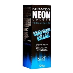 Tonalizante Keraton Hard Colors Neon Uranium Blue - Kert | Shopee Brasil