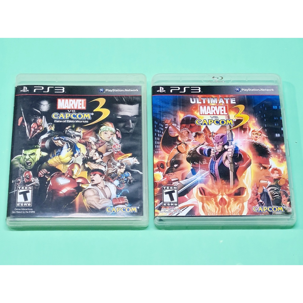 Jogo Marvel Vs Capcom 3 + Ultimate Marvel Vs Capcom 3 PS3 Original Mídia Física | Shopee Brasil