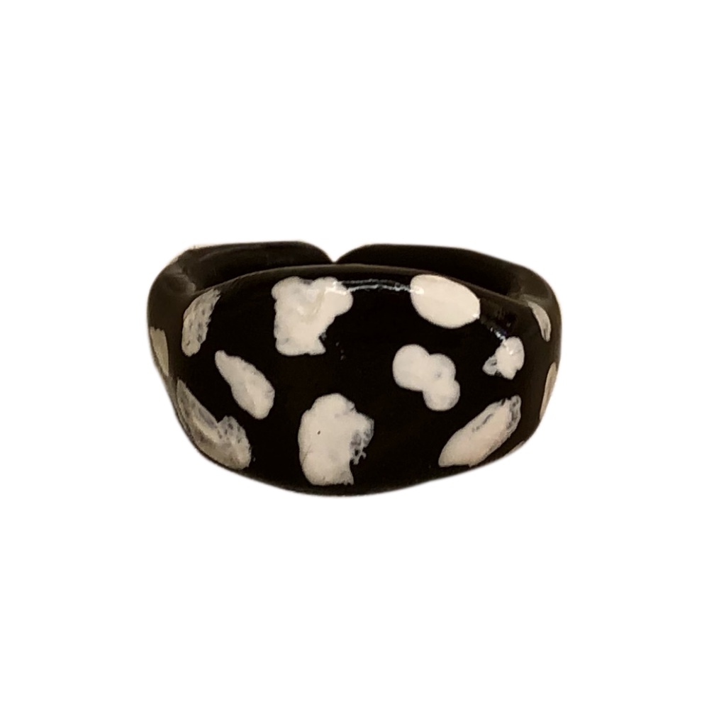 Clay Rings Cow Print | Shopee Brasil