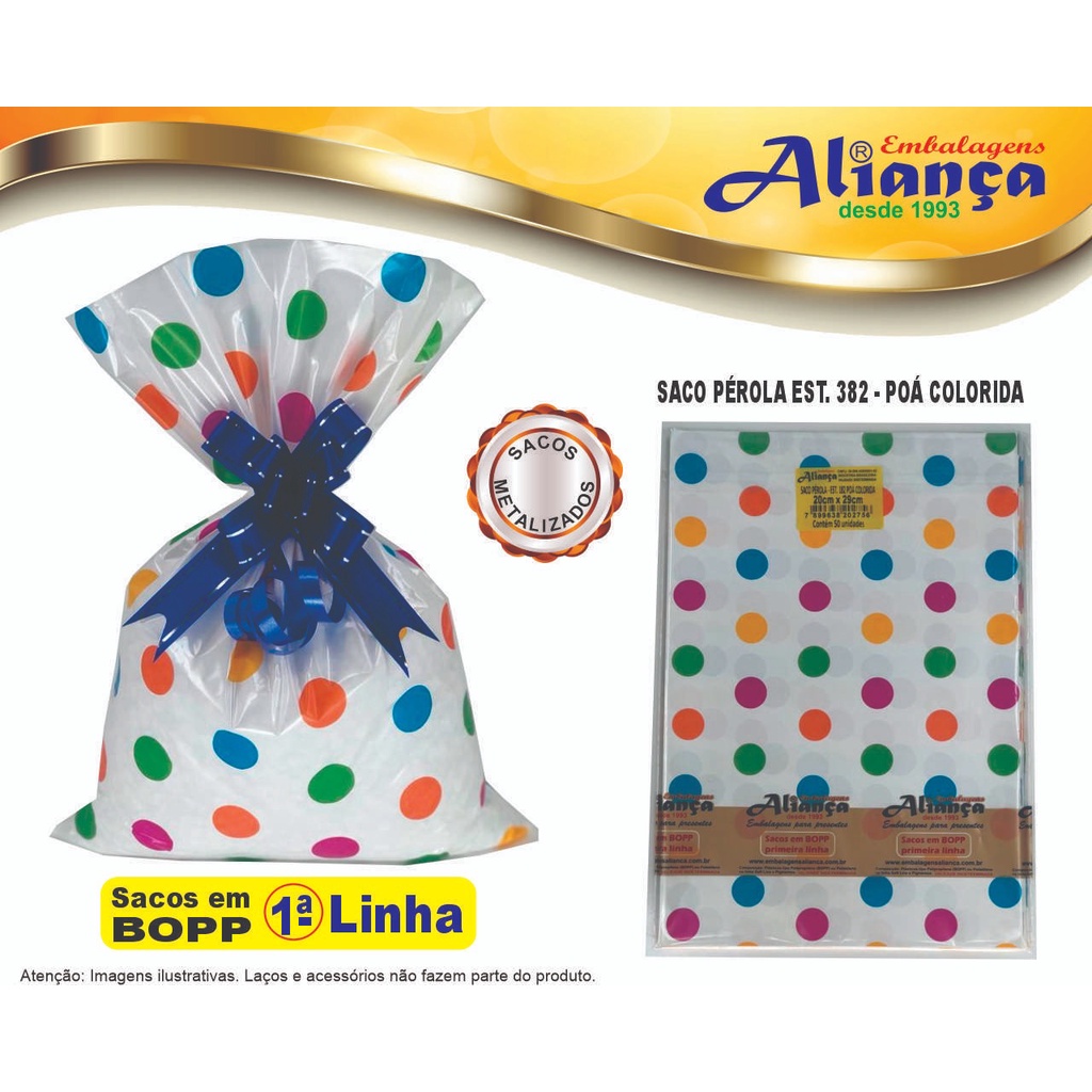 Saco Perola BOPP 30x44cm 50un | Shopee Brasil