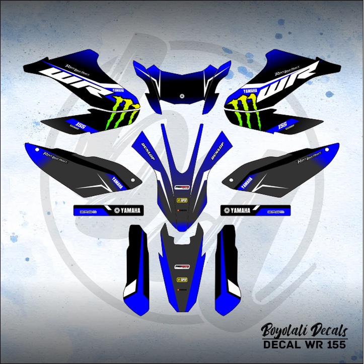 Decalque STICKER WR 155r (004) DECAL FULLBODY 2017 2018 2019 2020 2021 ...