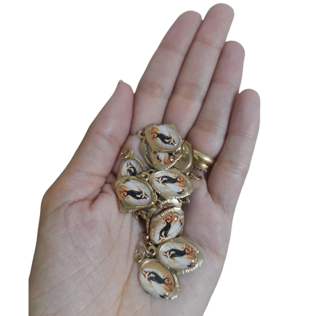 Kit 100 Medalhas Nossa Senhora Da Imaculada Conceição 2cm | Shopee Brasil