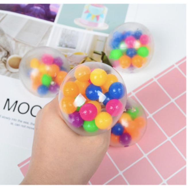 Bolas Bolinha Coloridos Com Led PISCA Transparente Brinquedo Infantil ...