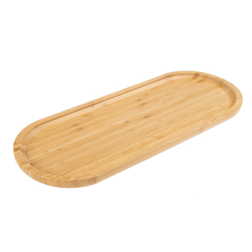 Bandeja Em Bambu Oval Travessa Gamela 34x14cm - Mimo Style | Shopee Brasil