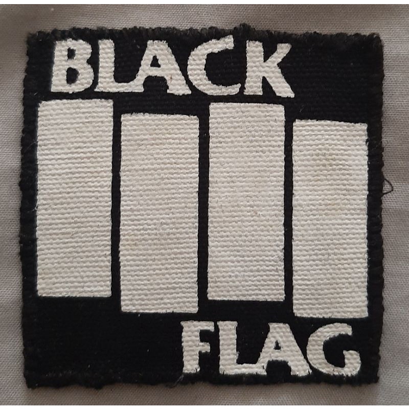 patch - black flag pintado a mão | Shopee Brasil