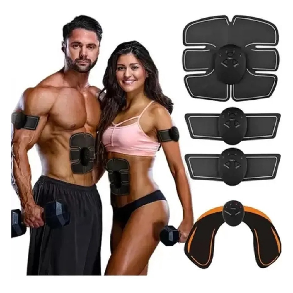 Kit Cinto Estimulador Tonificador Abdominal E Gluteos Mbfit | Shopee Brasil