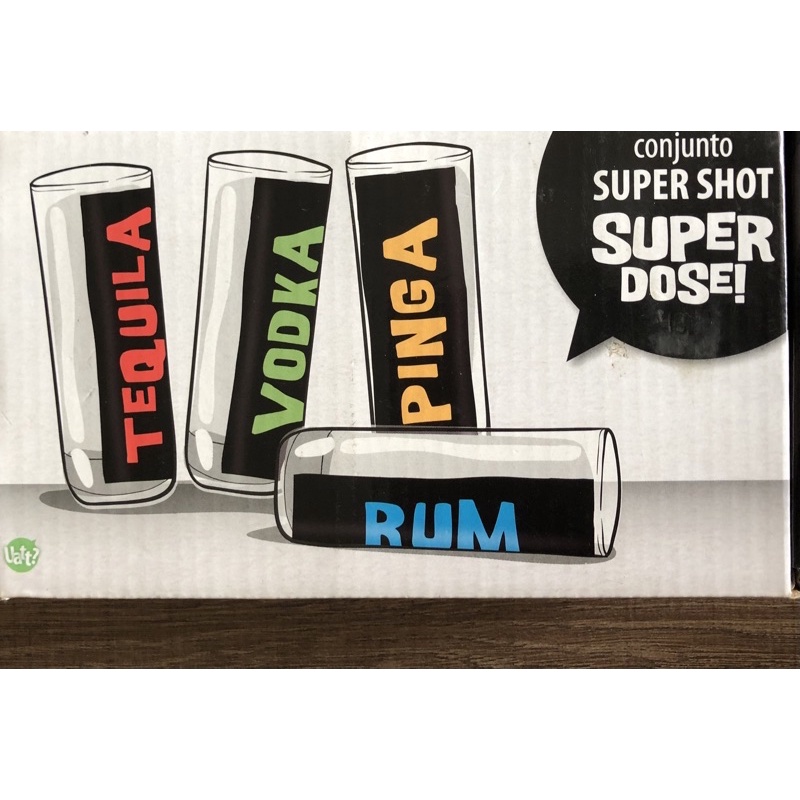 Conjunto Super shot Super Dose! uatt | Shopee Brasil