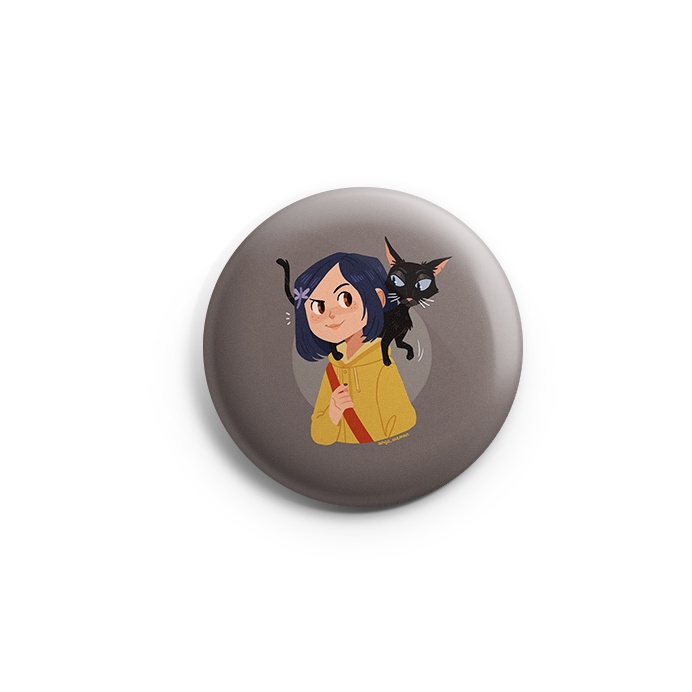 Botton Coraline - Botum / Boton / Broche (3,5cm & 4,5cm) | Shopee Brasil