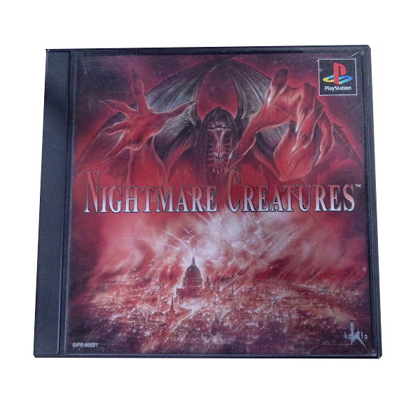 Jogo Ps1 Original - Nightmare Creatures - Japonês - Playstation One | Shopee Brasil