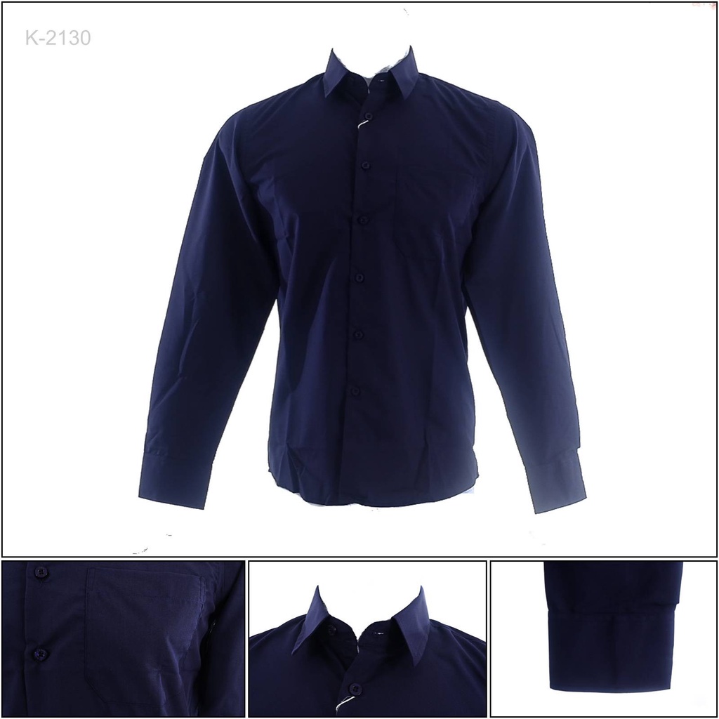 Camisa Social Masculina Manga Longa S-xl (k2130) | Shopee Brasil