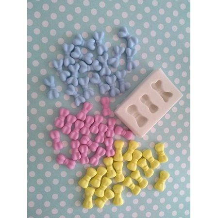 Molde de Silicone Lacinhos Mini Trio | Shopee Brasil