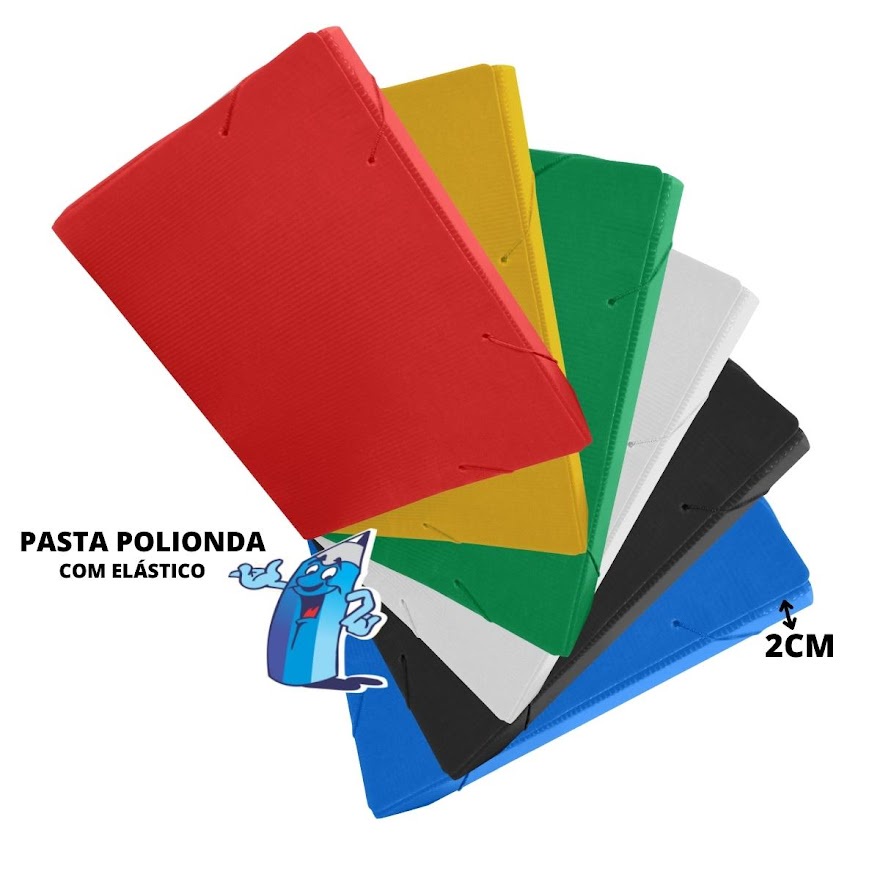 Pasta Polionda Aba Elastico 2cm Oficio Dello | Shopee Brasil