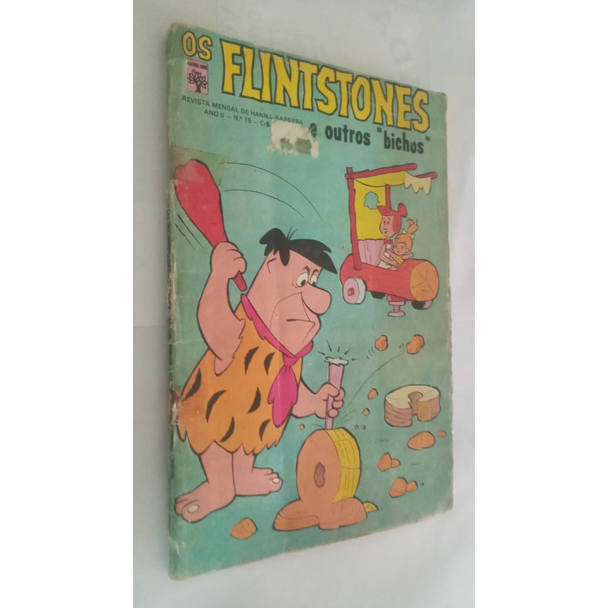 Flintstones 15 e outros bichos Abril 1974 Bibo Pai Leão da Montanha ...