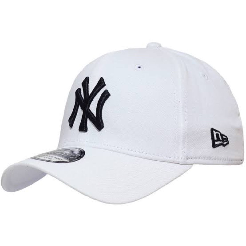 Boné NY New Era New York Yankees Masculino e Femino Bone Branco Aba ...