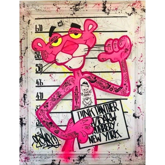 Poster Pantera Cor de Rosa A4 (21cm x 30cm) | Shopee Brasil