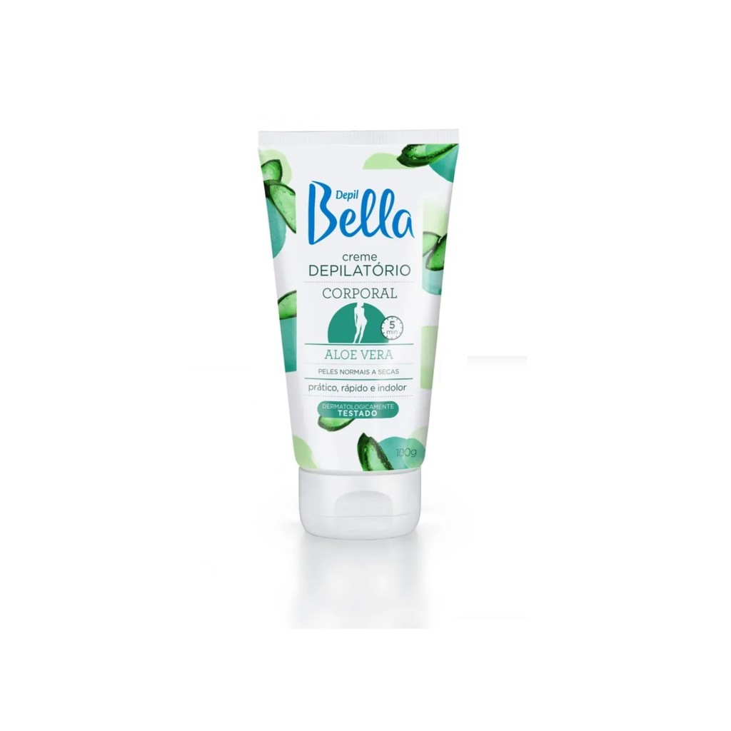 Creme Depilatório Corporal Aloe Vera Depil Bella 100g | Shopee Brasil