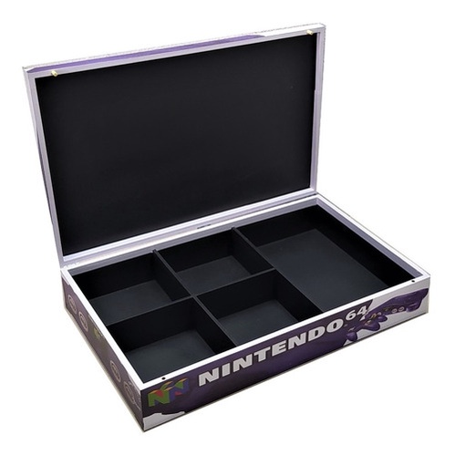 Caixa Nintendo 64 Uva Para 4 Controles Com Divisoria | Shopee Brasil