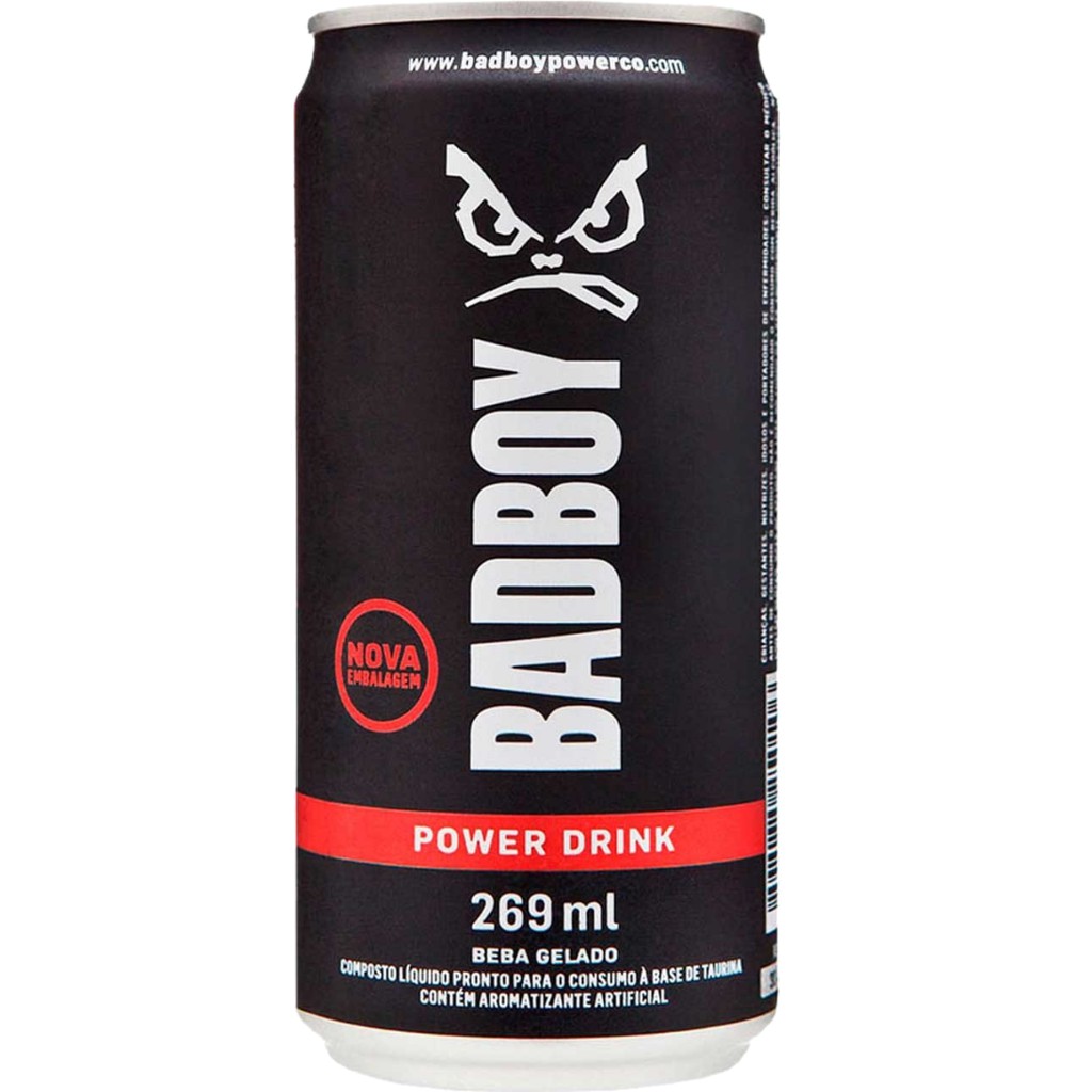 Energético Bad Boy Power Lata 269ml | Shopee Brasil