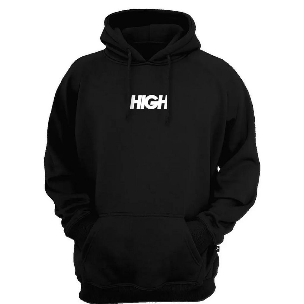 Blusa HIGH Modelo Canguru com Capuz de Tecido de Moletom Grosso ...