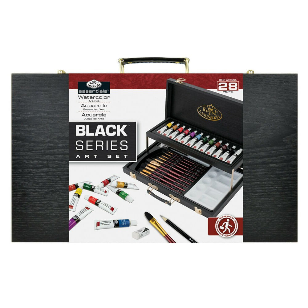 Maleta De Luxo Royal & Langnickel - Black Series Art Set Aquarela ...