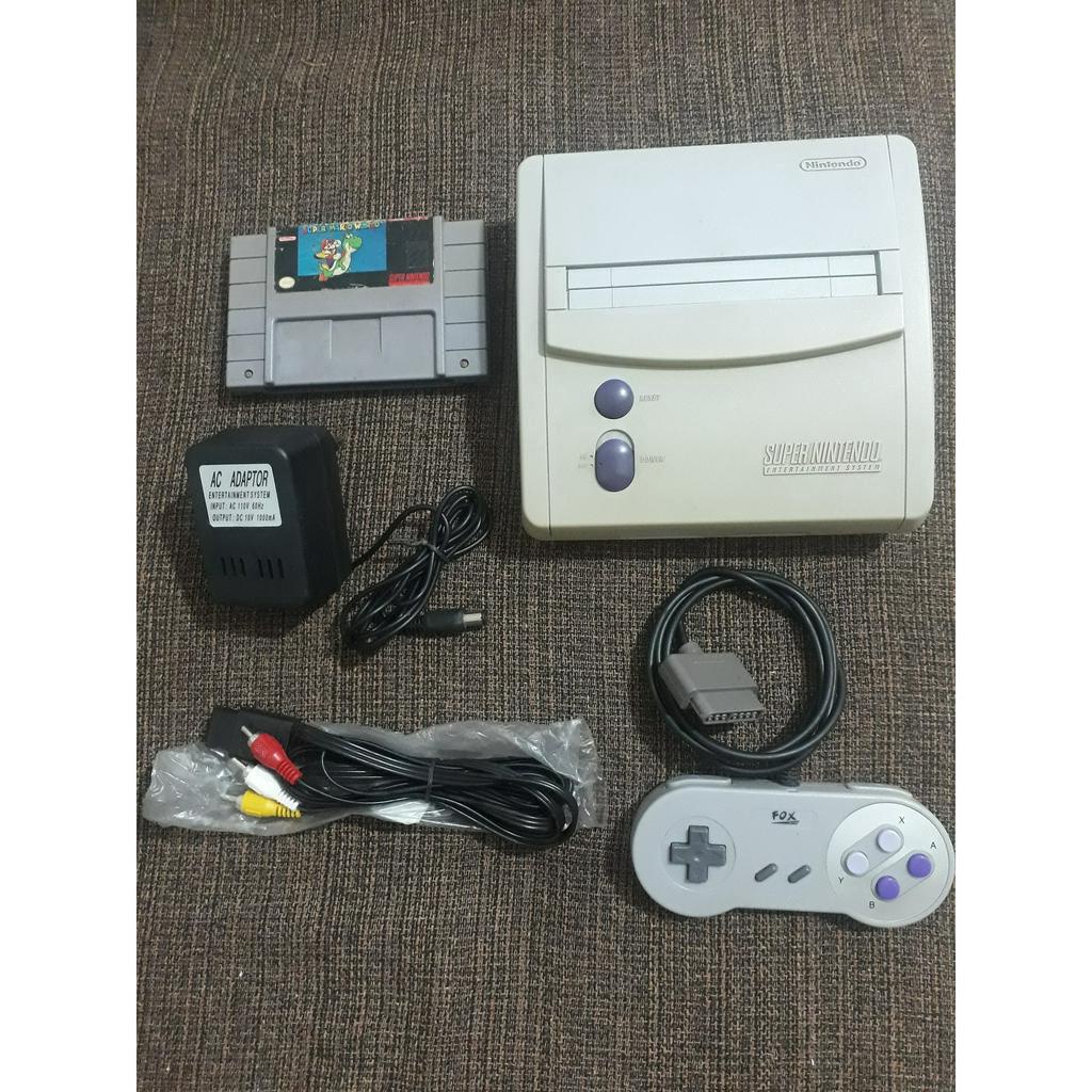 Super Nintendo Baby video game console SNES 16-bits com Super Mario ...