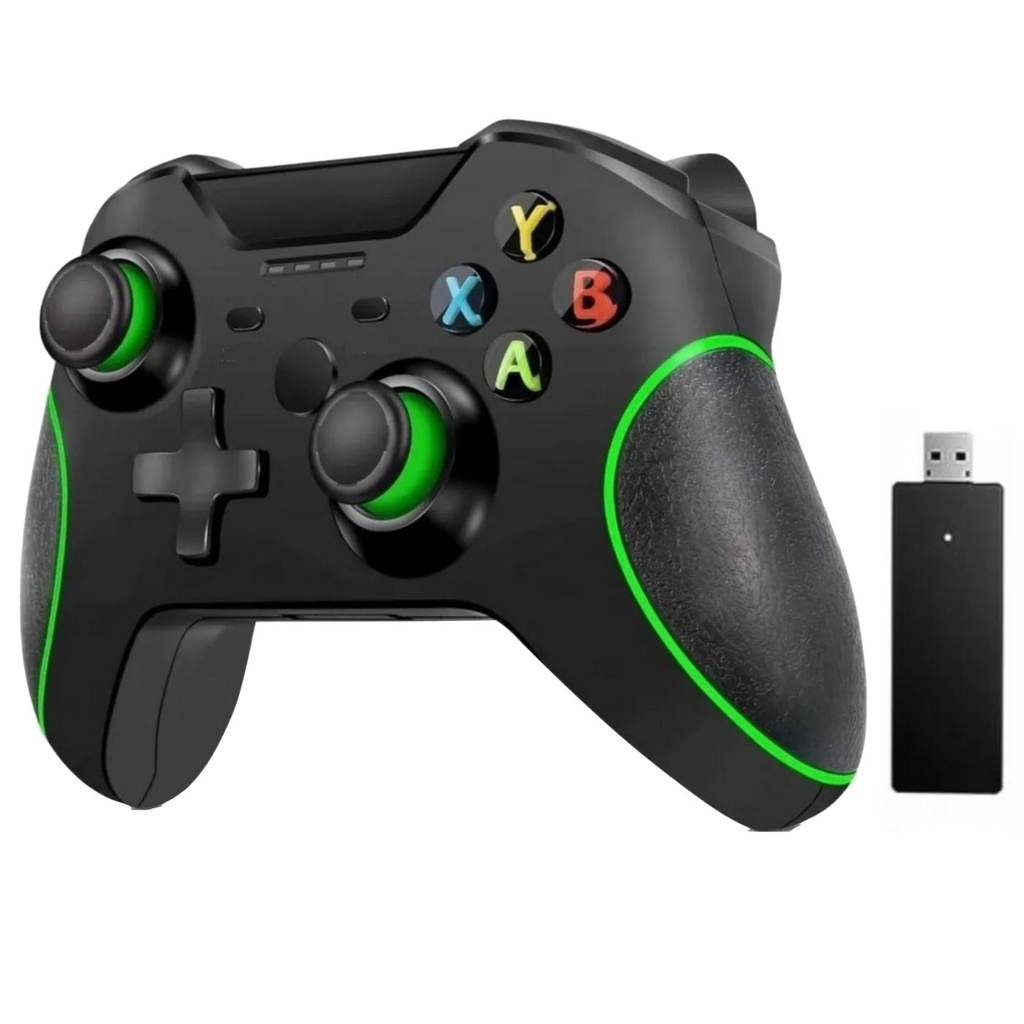 Controle Manete Joystick S/ Fio 2.4g Compatível Xbox One Pc | Shopee Brasil