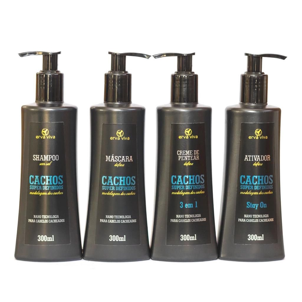 Kit Cachos Super Definidos Erva Viva | Shopee Brasil