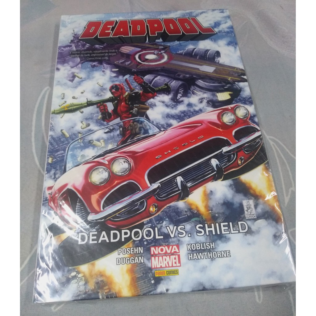 DEADPOOL – VS. SHIELD – NOVA MARVEL - FORA DE CATALOGO - PANINI ...