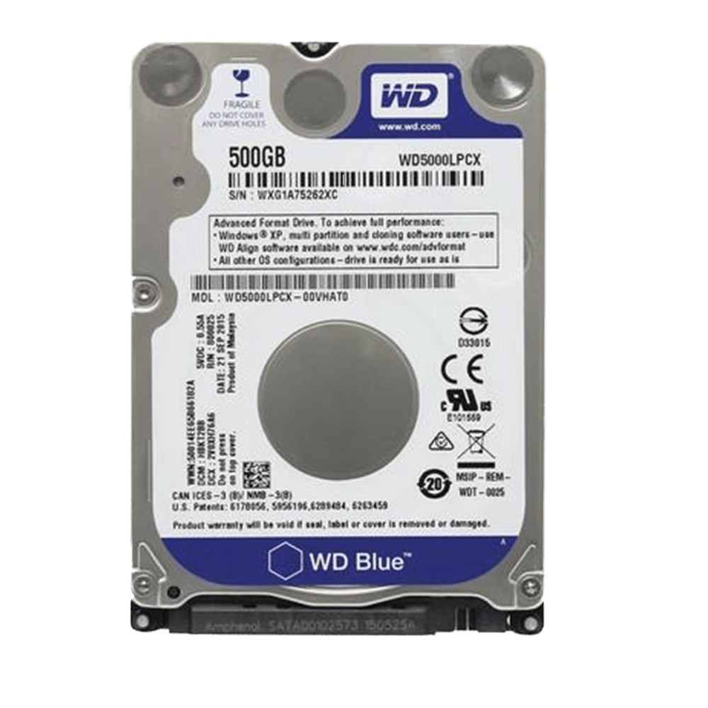 Disco Rígido Interno Western Digital Wd5000lpvx 500gb Azul | Shopee Brasil