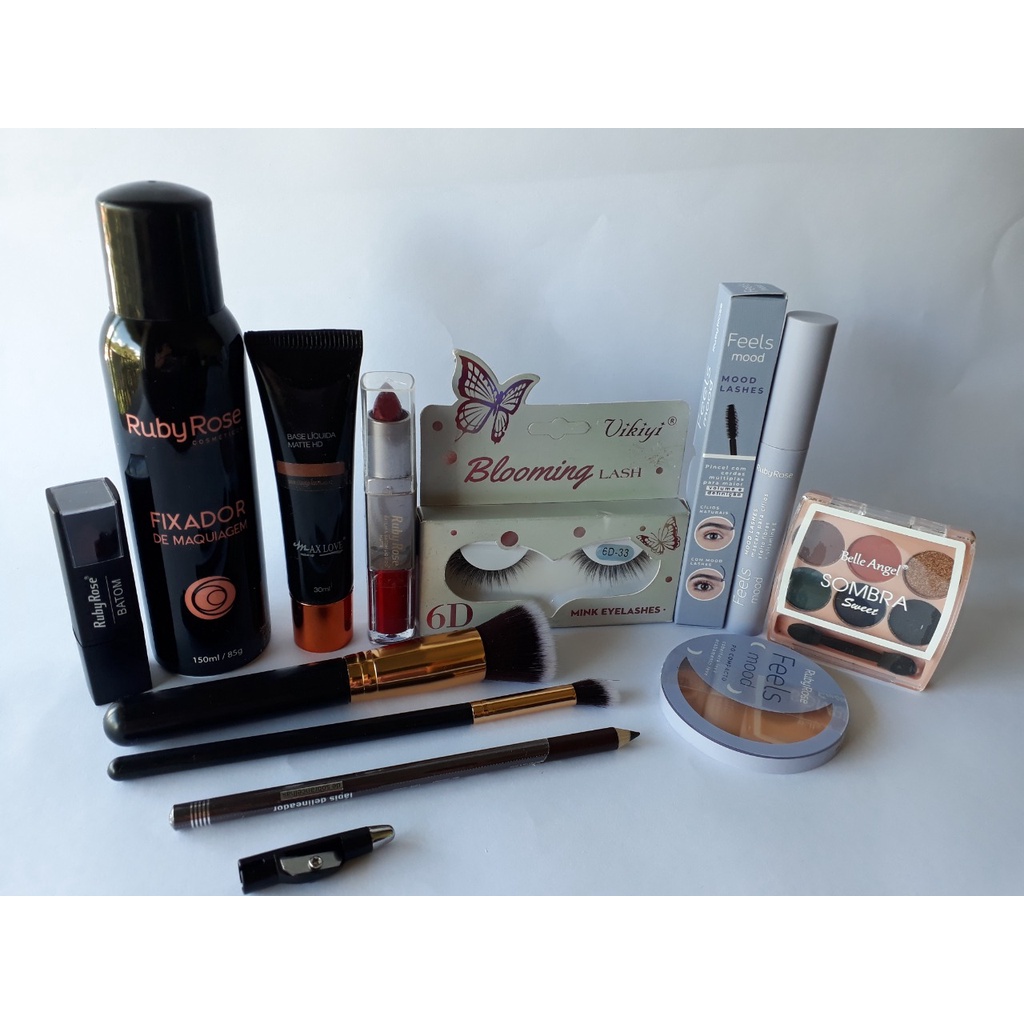 kit maquiagem completa Ruby Rose Essencial | Shopee Brasil