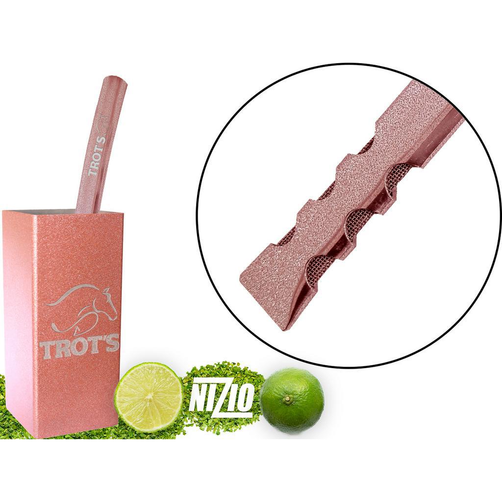 Kit Terere Trots Inox Cuia Copo Quadrado Bomba Chata Rosa | Shopee Brasil