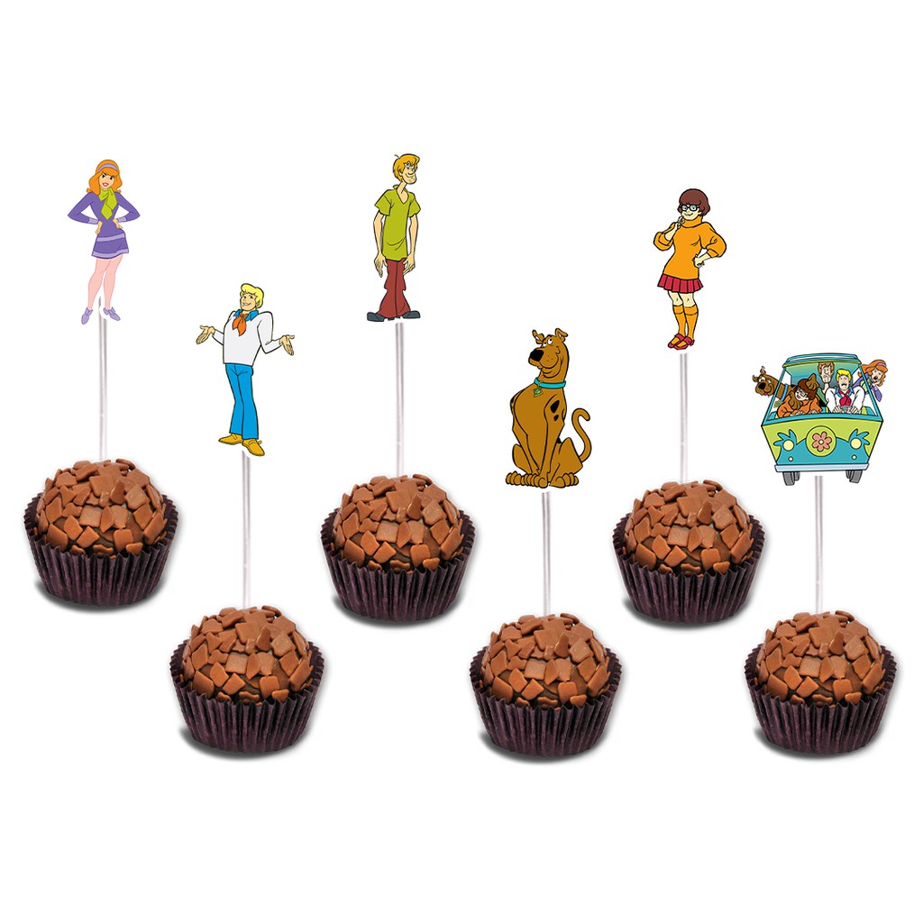Topper Para Doces Scooby Doo | Shopee Brasil