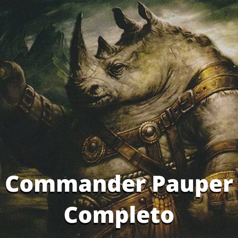 Deck Magic Commander Pauper - Completo | Shopee Brasil