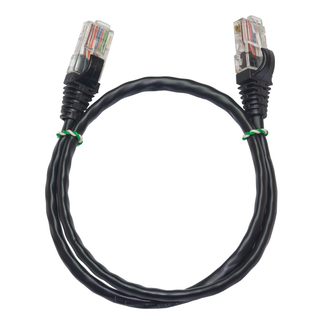 Cabo Rede Cat5e Utp Conector Rj45 - 60 Cm Preto | Shopee Brasil
