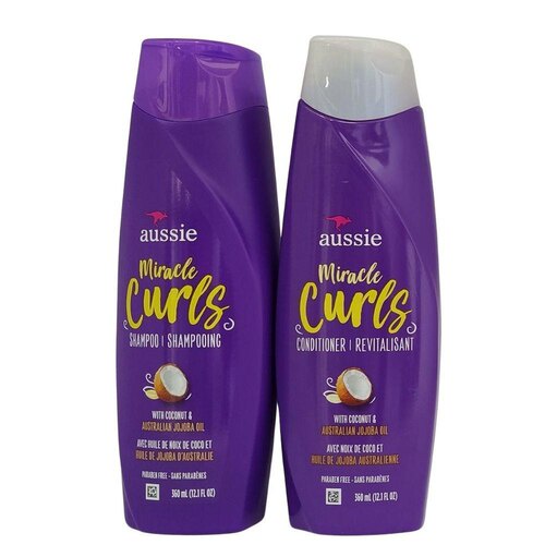 Kit Aussie Miracle Curls - Shampoo e Condicionador 360ml | Shopee Brasil