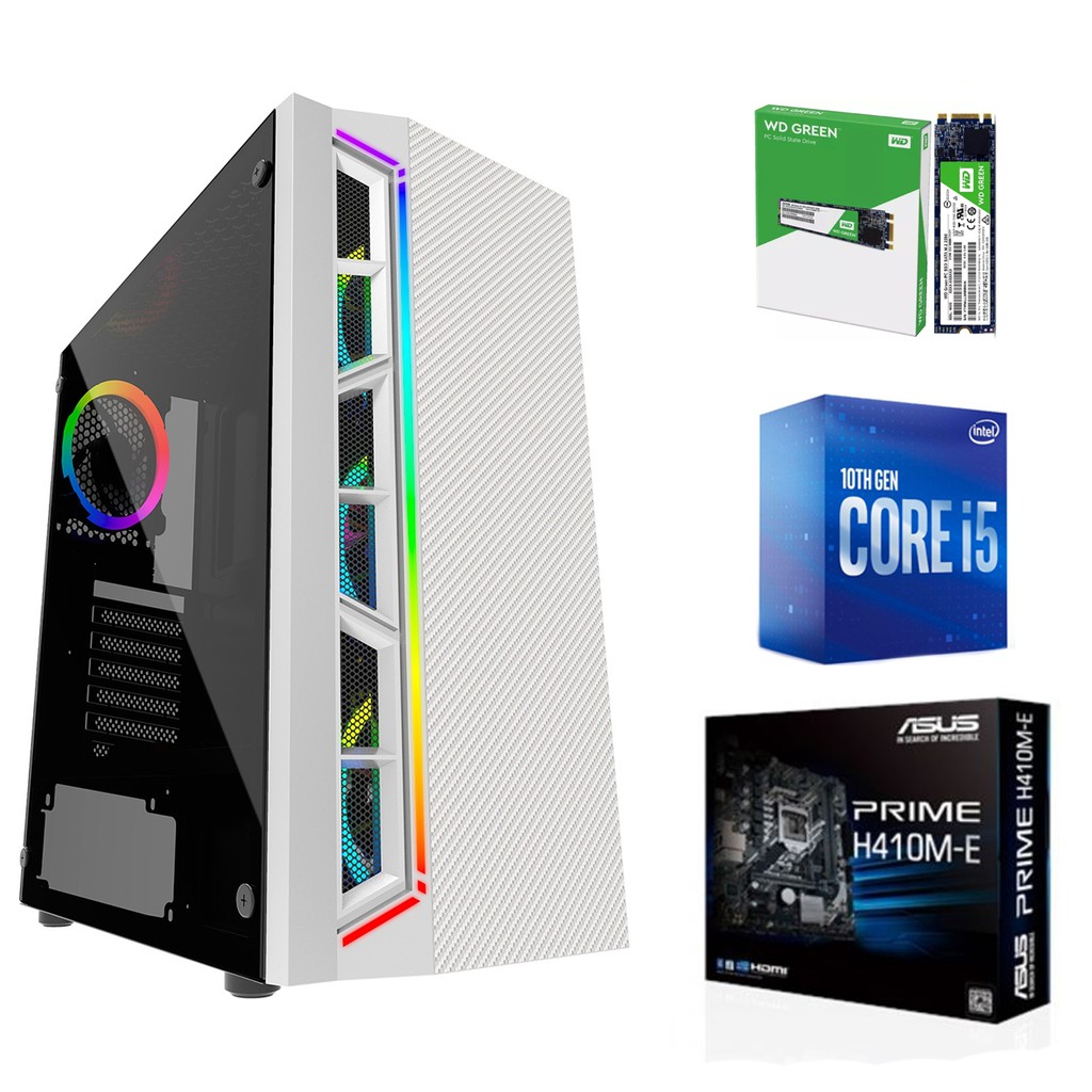 Desktop Intel Core I5-10400 2.90 GHZ 12mb Asus Prime H410m-e 16b ram ...