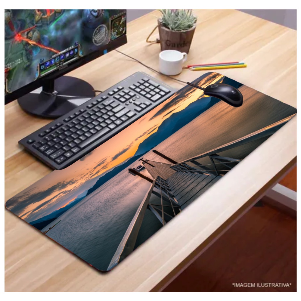 Mouse Pad Gamer paisagem brasileira Personalizado 65x32 | Shopee Brasil