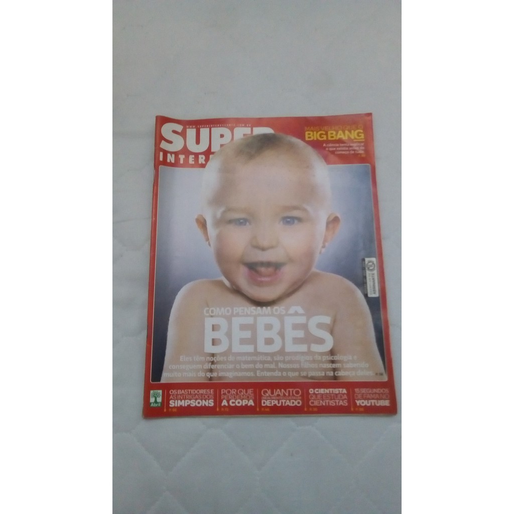 Revista SUPER INTERESSANTE - Bebês (usado) | Shopee Brasil