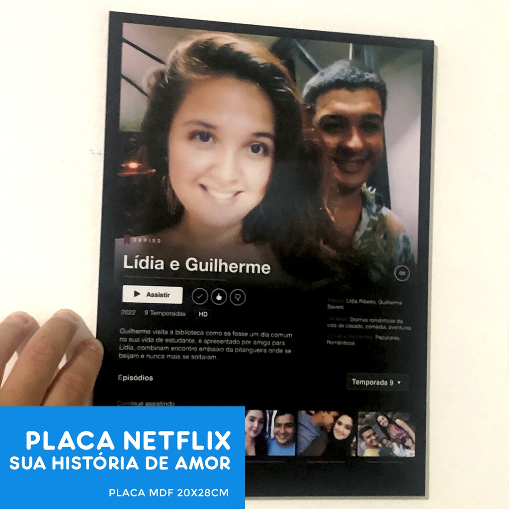 Placa Netflix decorativa personalizada | Shopee Brasil