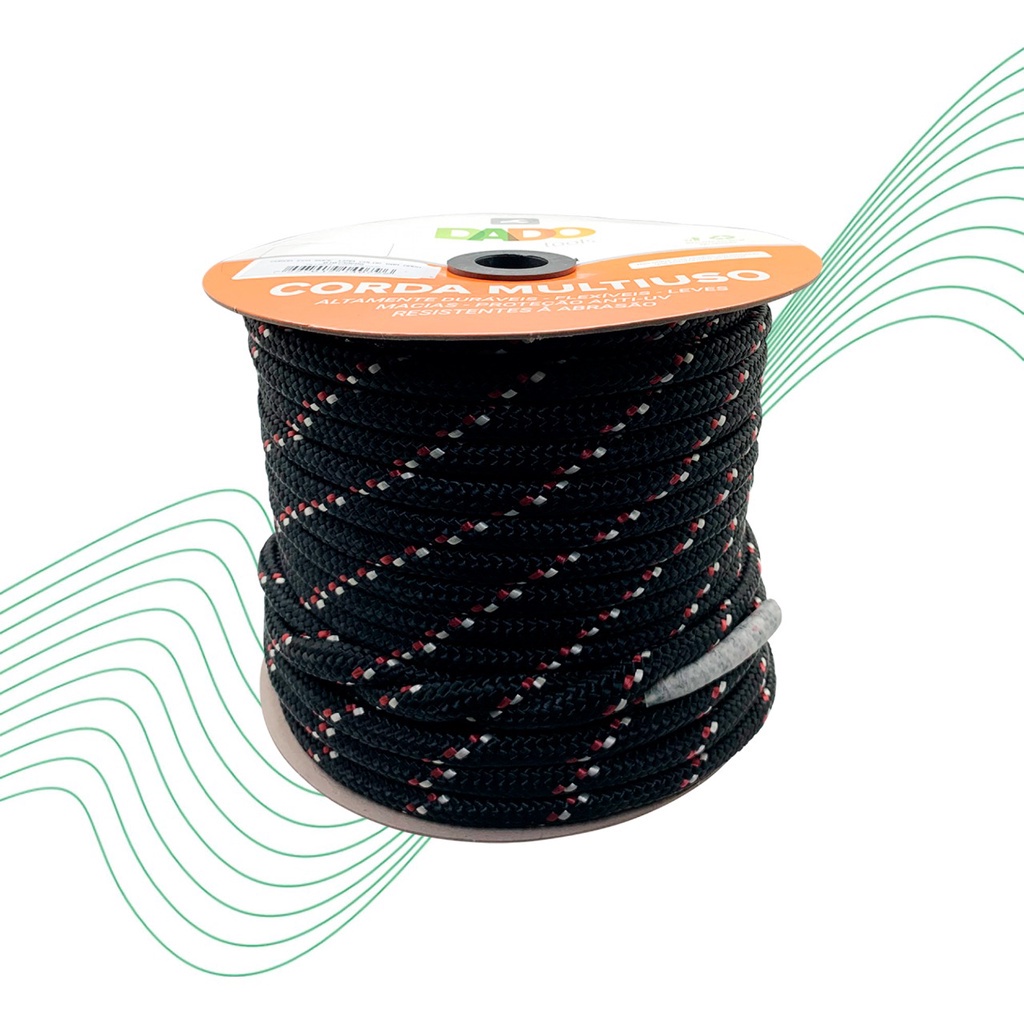 Corda Eco Rope 14Mm Colorida C/68Mt Industrial e Camping | Shopee Brasil