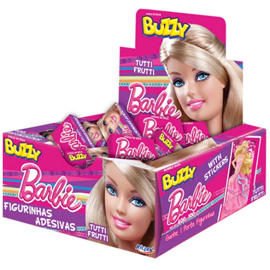 Chiclete buzzy tatuagem caixa c/100 unidades | Shopee Brasil