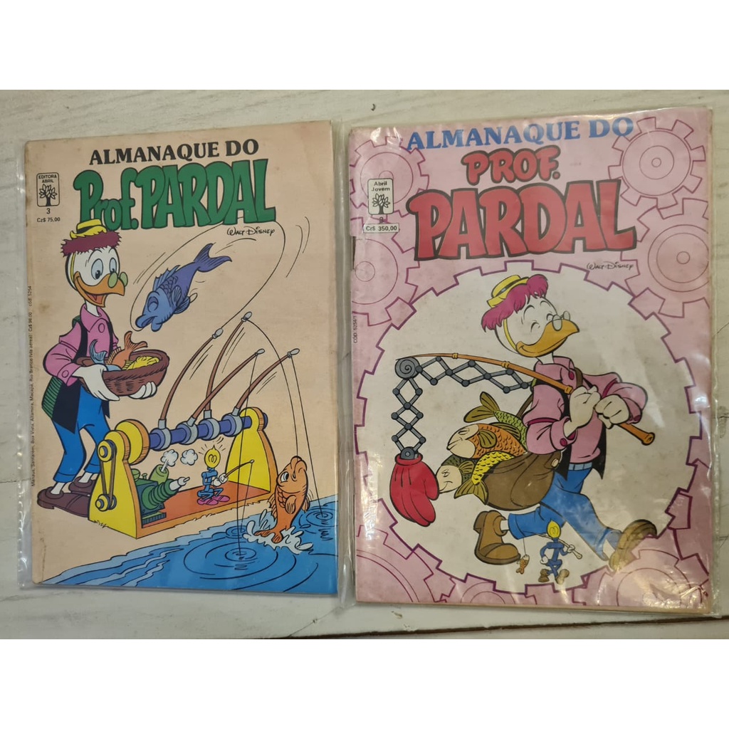 Almanaque do Prof. Pardal - 1ª Série/Abril - edições 3 e 8 | Shopee Brasil