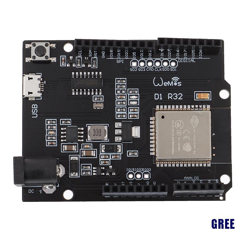 Placa De Desenvolvimento Wifi 4mb Bluetooth Usb Arduino R3 D1 R32 Esp32 Ch340G | Shopee Brasil
