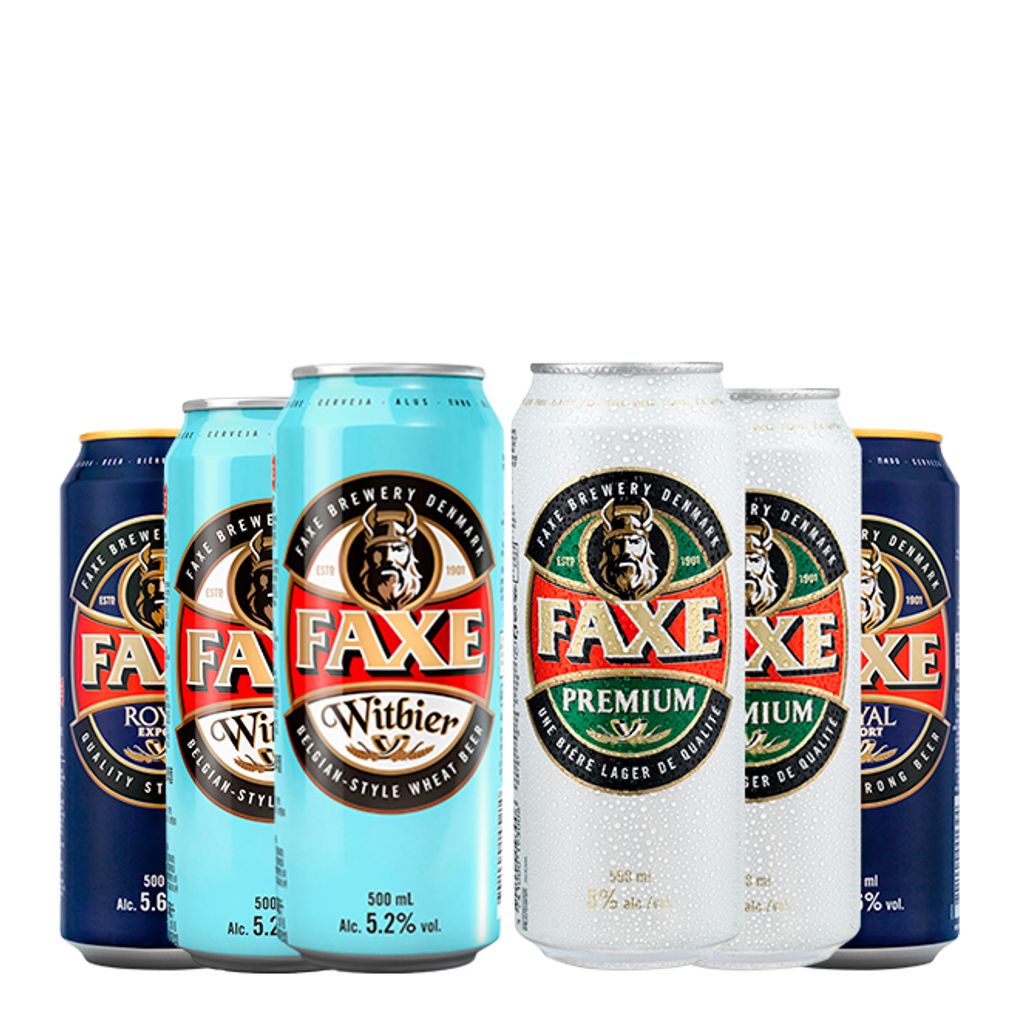 Kit de Cervejas Faxe Viking 06 unidades | Shopee Brasil