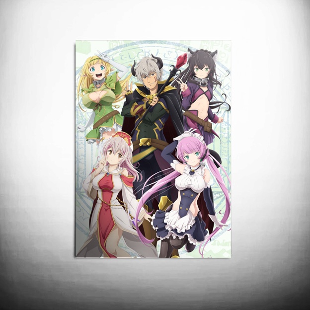 Poster Adesivo Anime How NOT to Summon a Demon Lord Isekai Maou to ...