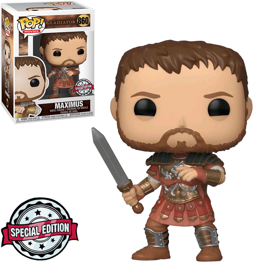 Funko Pop Movies Gladiator Exclusive - Maximus 860- Novo Original ...