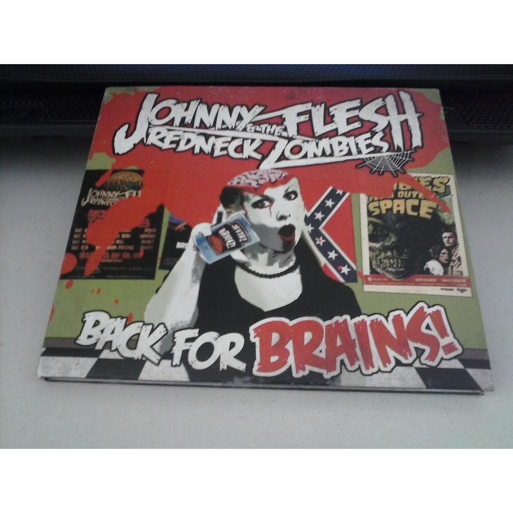 Cd - Johnny Flesh & The Redneck Zombies - Back For Brains | Shopee Brasil