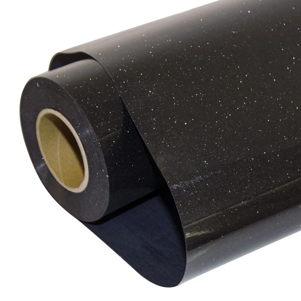 Power PU Glitter - Termocolante Glitter Preto - 48 cm | Shopee Brasil