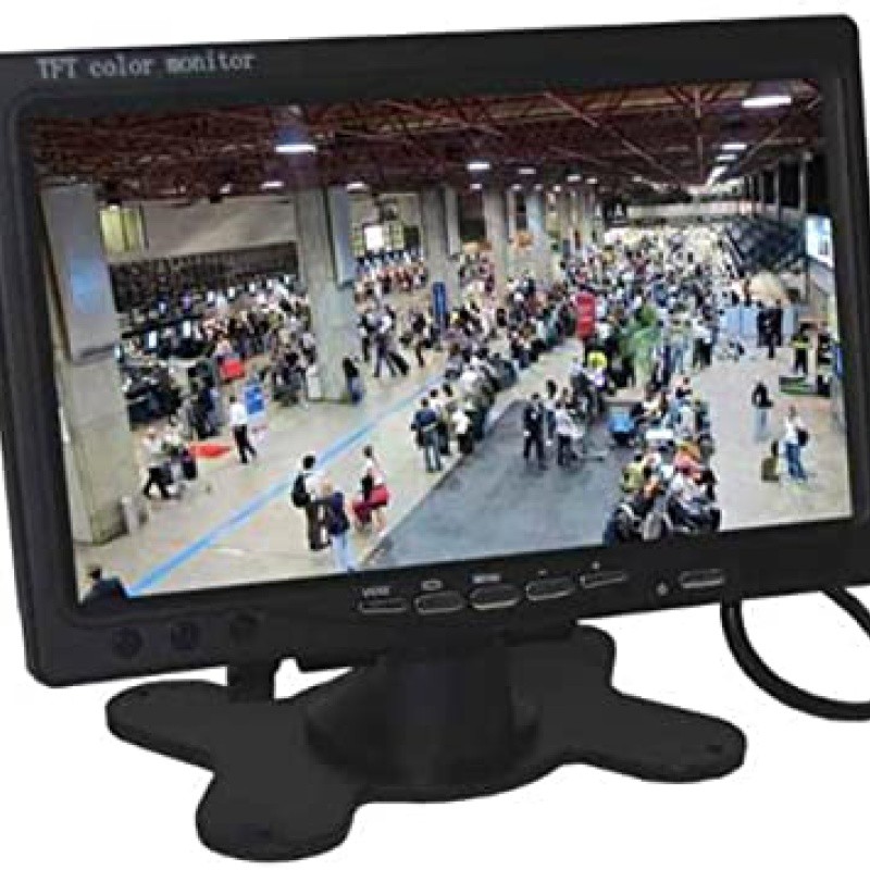 Monitor LCD 8 polegadas CFTV e Monitoramentos HDMI/VGA/RCA/USB/BNC A4 ...